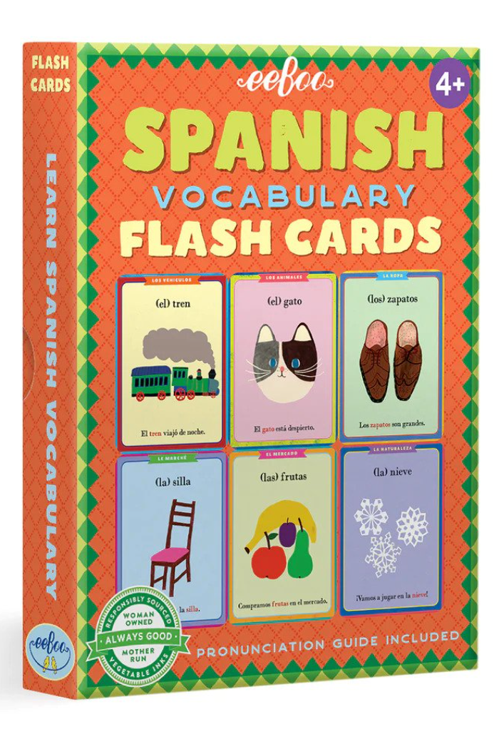 Spanish Language Flash Cards – kitsandkaboodle