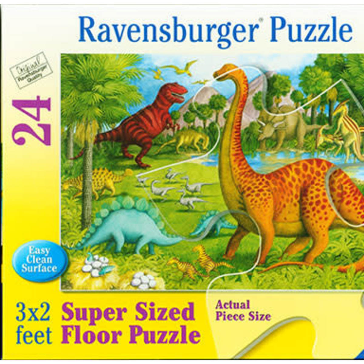Dinosaur Pals, 24 pc floor puzzle – kitsandkaboodle