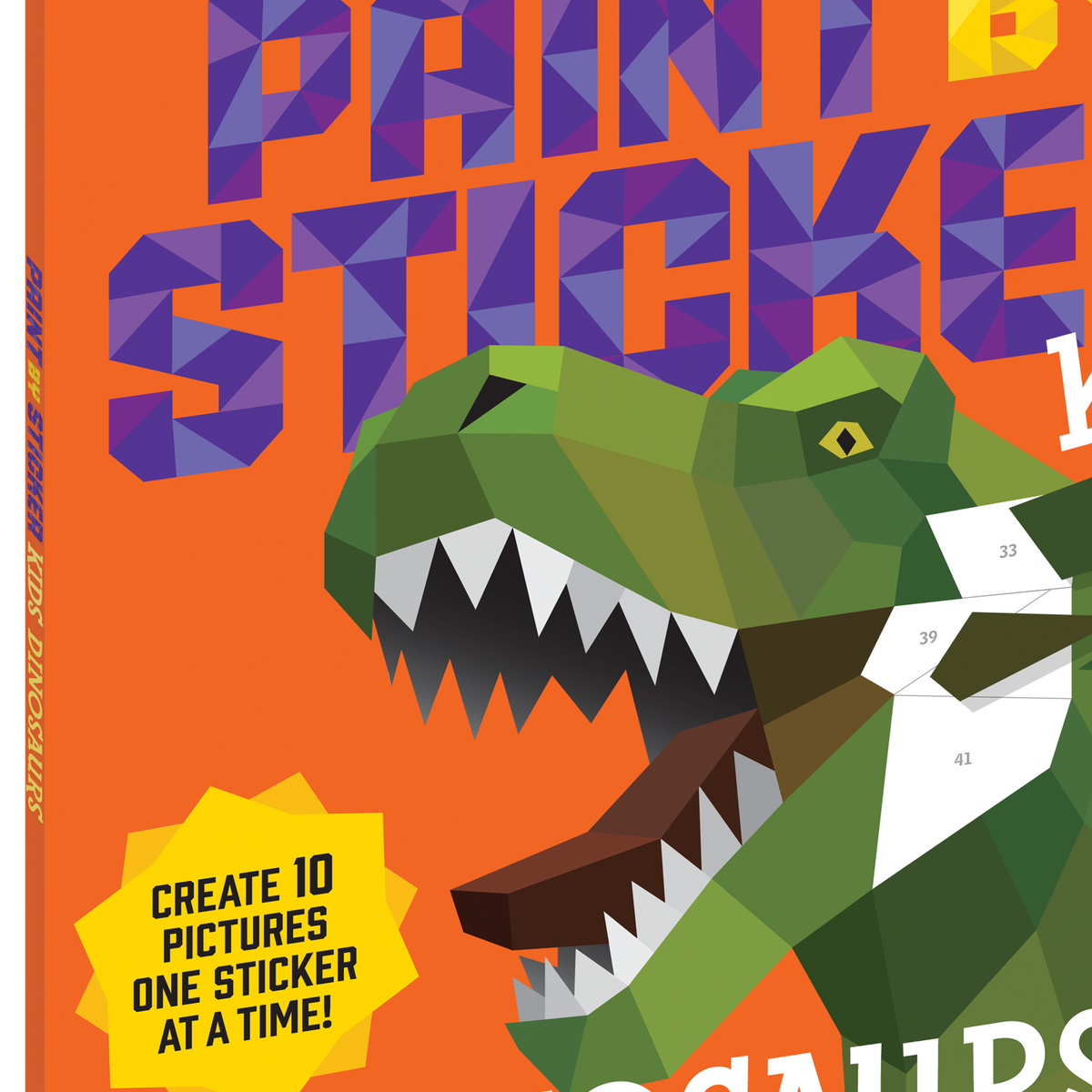 Paint By Sticker KIDS: Dinosaurs – kitsandkaboodle